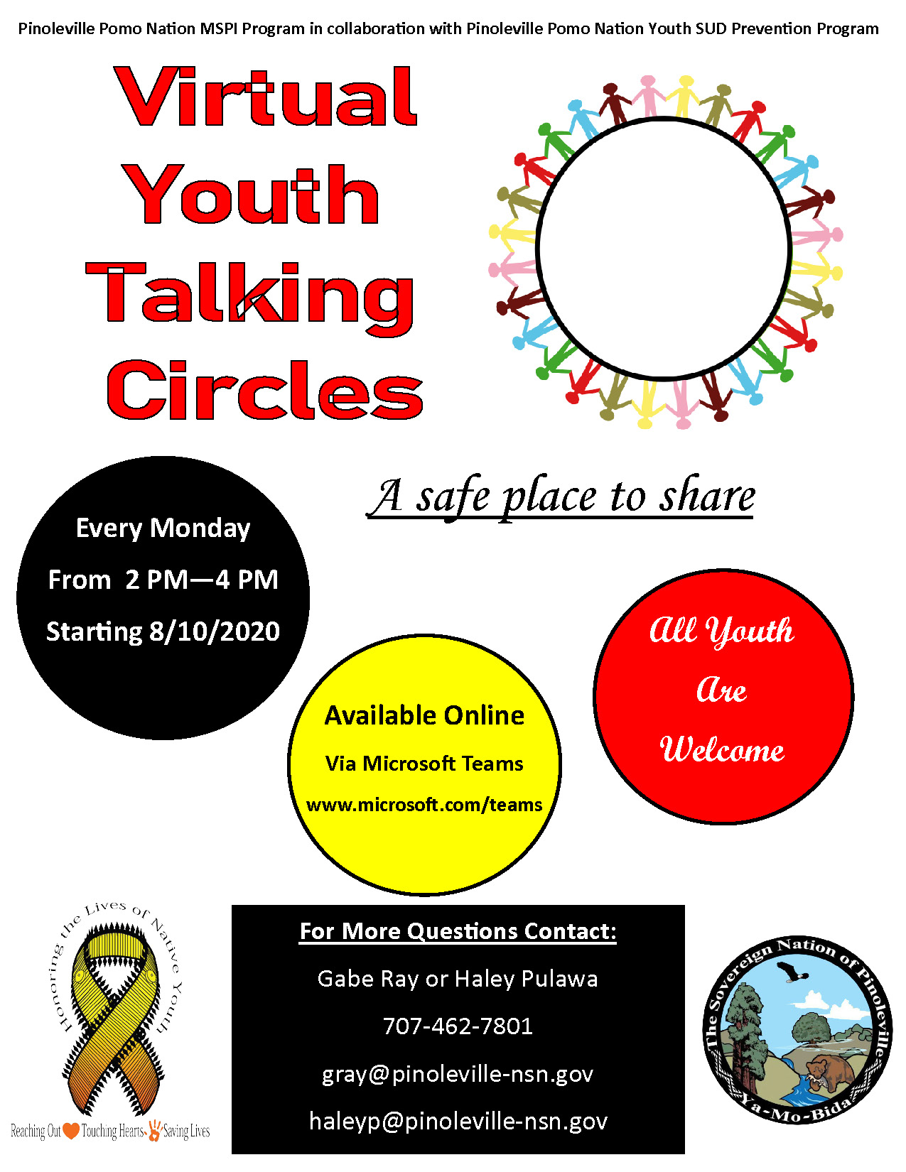 Virtual Youth Talking Circles – Pinoleville Pomo Nation
