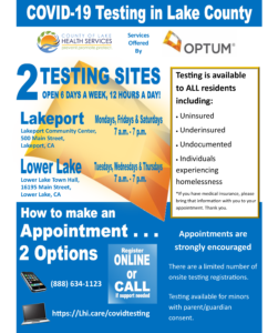 COVID-19 Testing – Pinoleville Pomo Nation